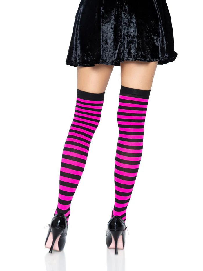 Horizontal Striped Stockings 13-colors – FantasiaWear
