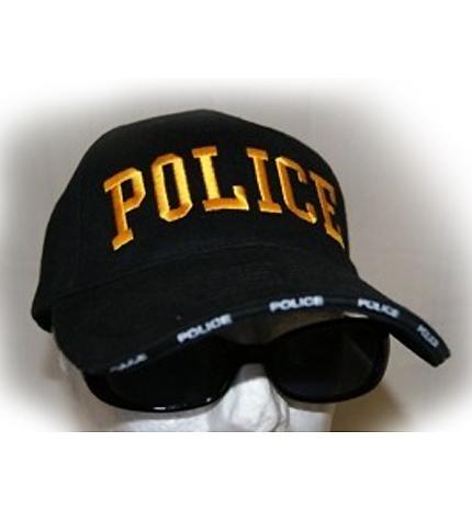 RF-056060 Black Police Cap – FantasiaWear